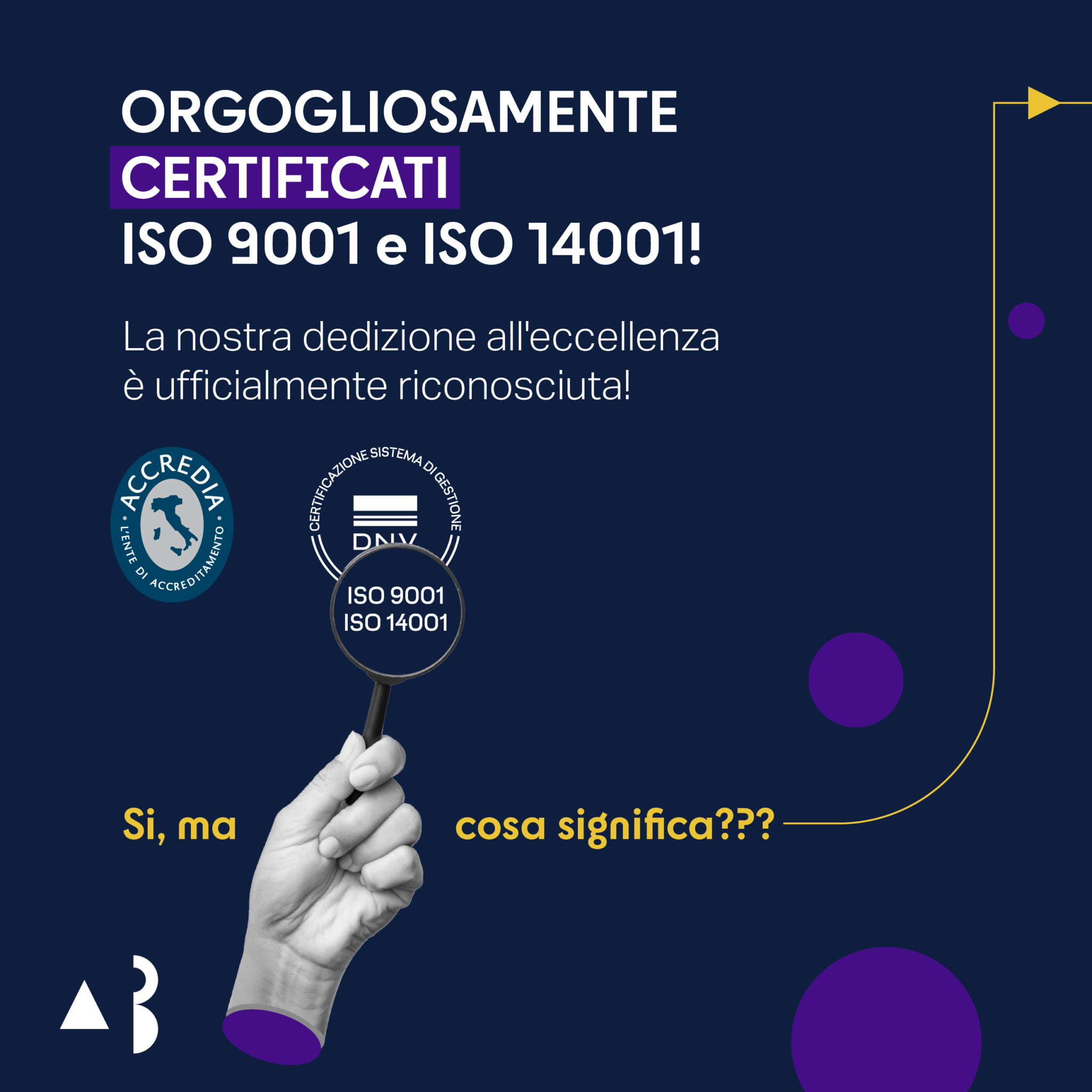 Abbiamo la Certificazione di Eccellenza: il nostro lavoro di squadra ...